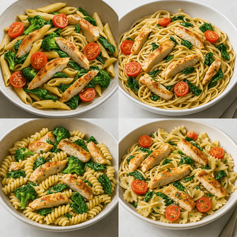 Gezonde Pasta Recepten Met Kip - Hart in Shape