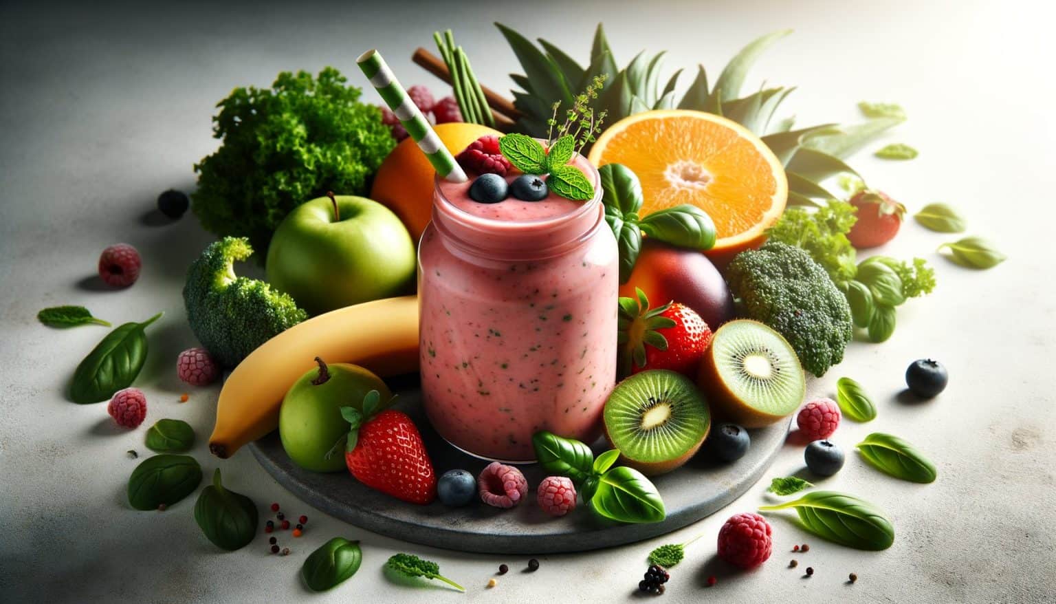 Smoothie van Overrijpe Fruitmix - Hart in Shape
